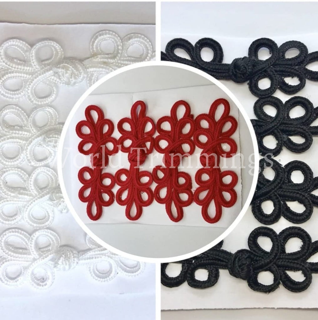 Traditional Chinese Frogs fasteners closure buttons – World Trimmings