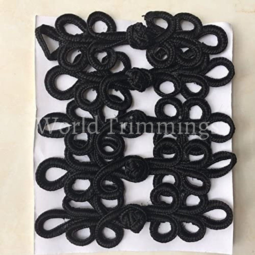 Traditional Chinese Frogs fasteners closure buttons – World Trimmings